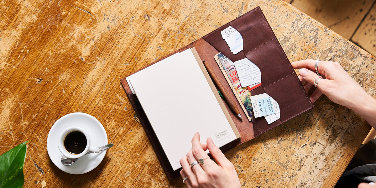 [xl] & [a5] leather journals – paper republic