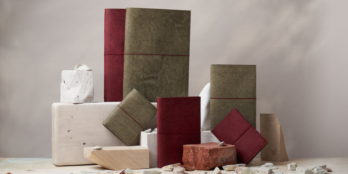 berry red & stone grey – paper republic